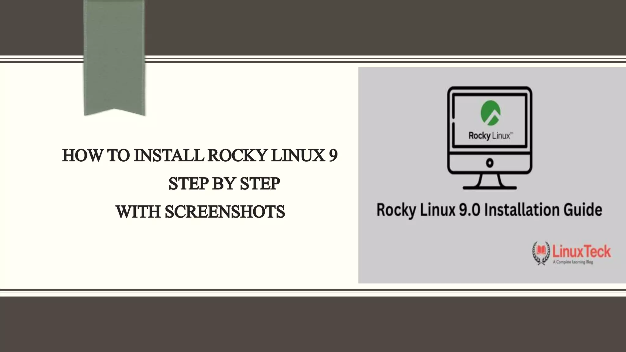 How to Install Rocky Linux 9.pptx | PPTX