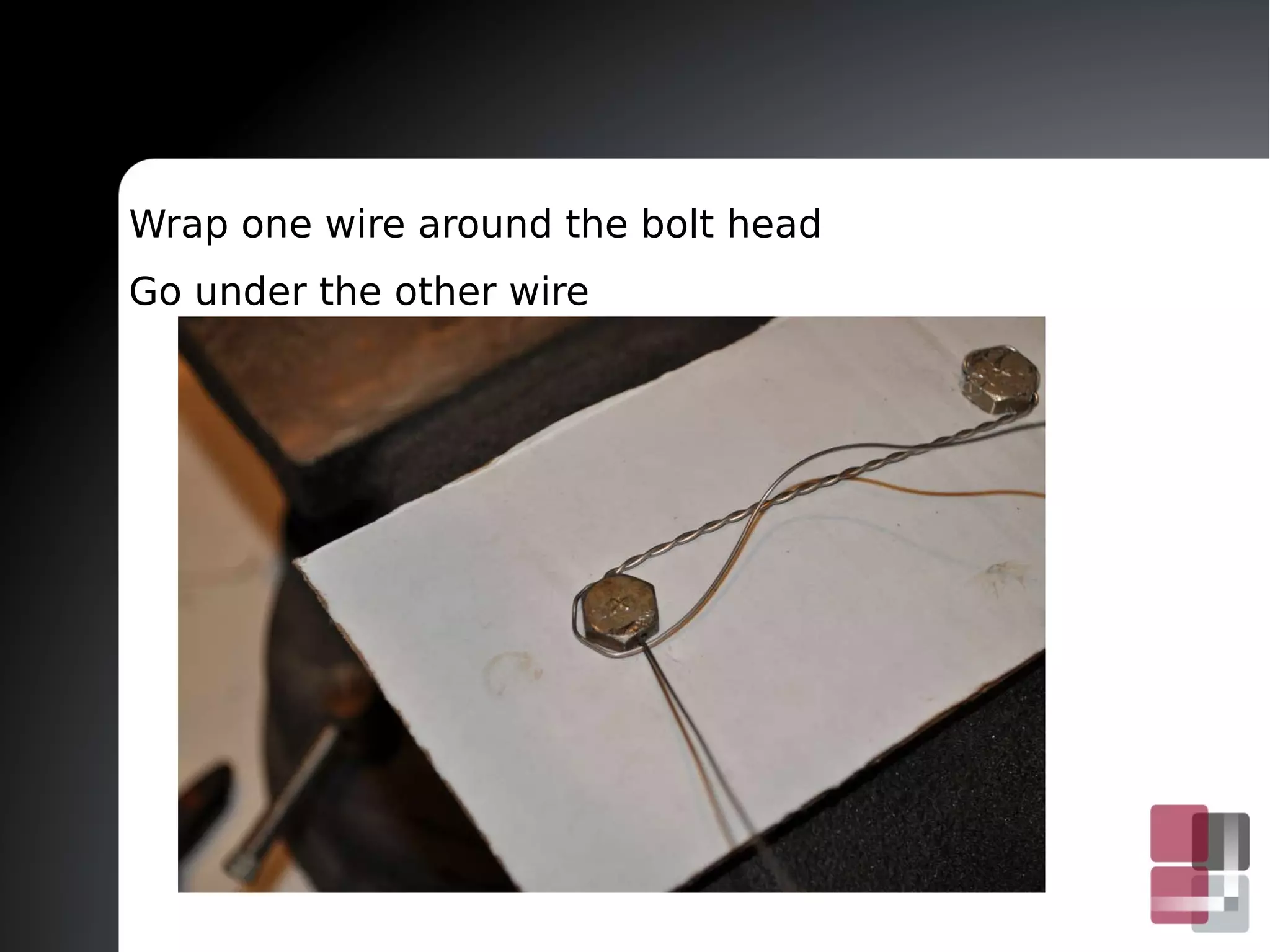 How to install safety wire presentation | ODP