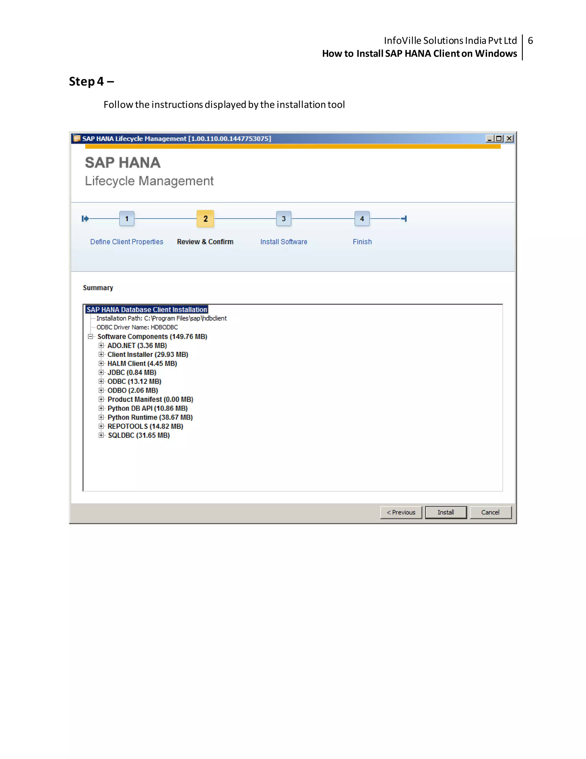 How to Install SAP HANA Client on Windows | DOCX | Computer Software ...