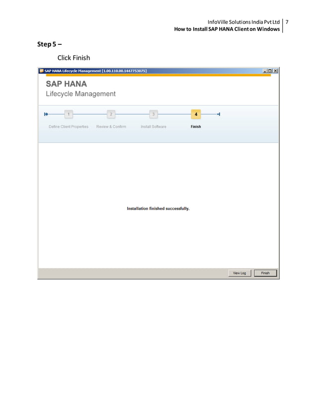 How to Install SAP HANA Client on Windows | DOCX | Computer Software ...