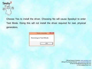 How to Install Spooky2 Software | PPT