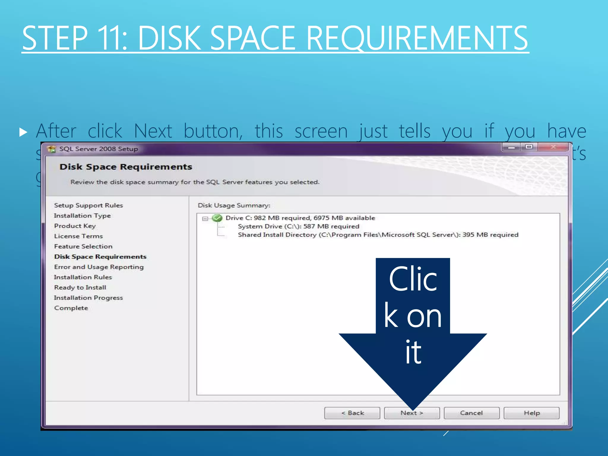 How to install sql server 2008 step by step on windows 7 (32 64 bit) | PPT