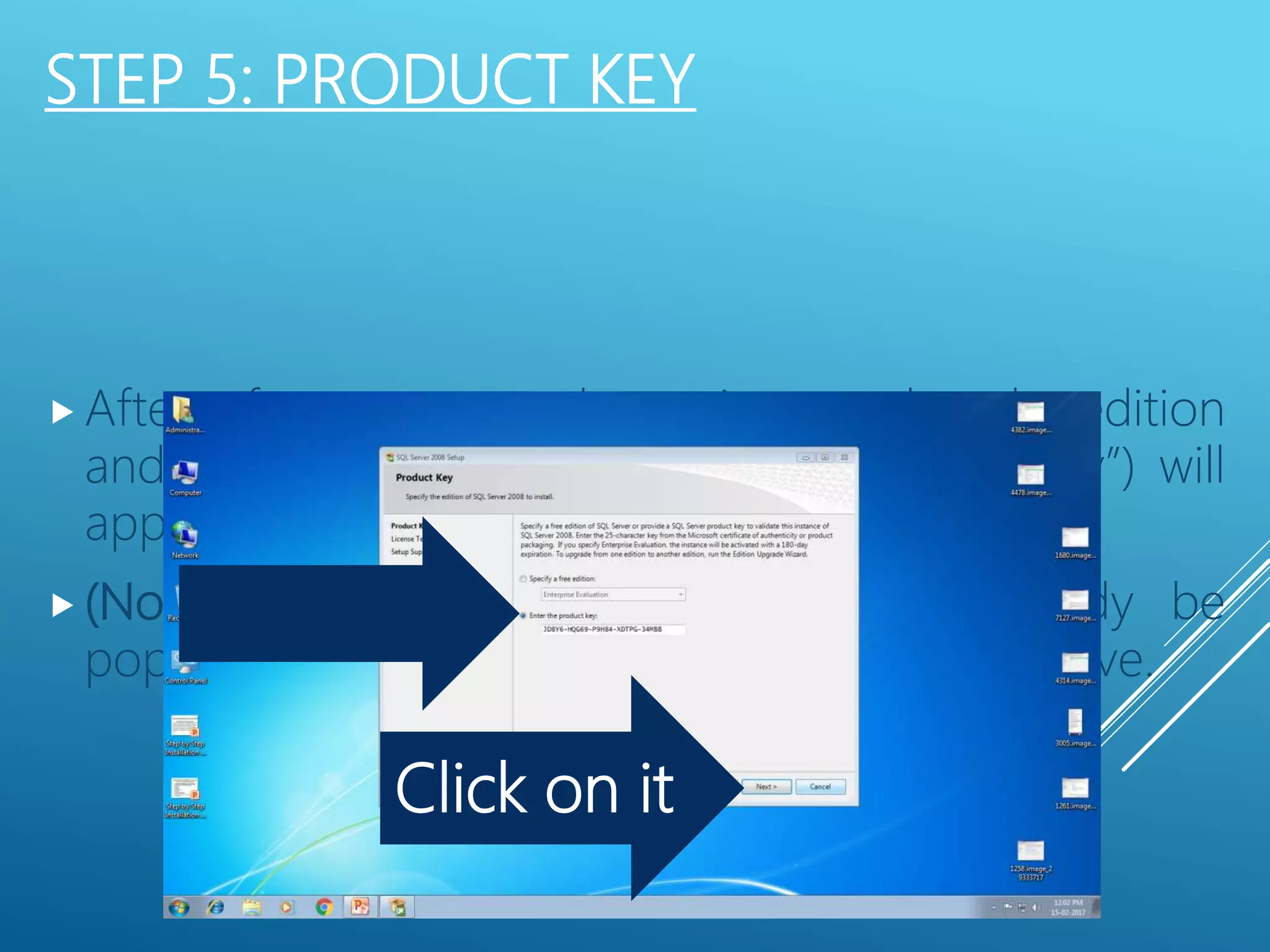 How to install sql server 2008 step by step on windows 7 (32 64 bit) | PPT