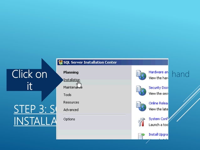 How to install sql server 2008 step by step on windows 7 (32 64 bit) | PPT