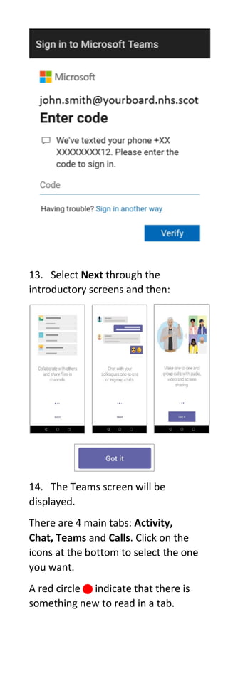 How to install Microsoft Teams Android app | PDF