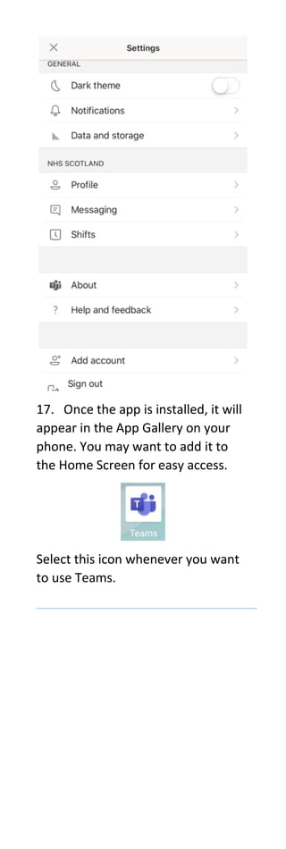 How to install Microsoft Teams Android app | PDF