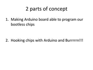 How to install the bootloader onto an arduino | PPT