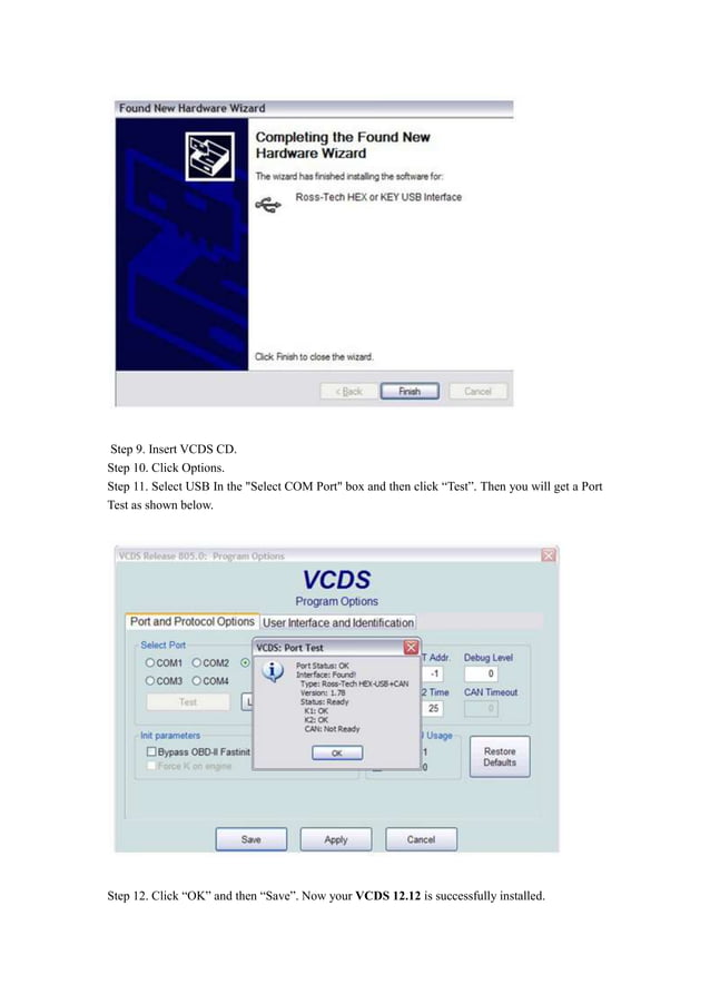 How to install vag com vcds software | DOCX | Operating Systems ...