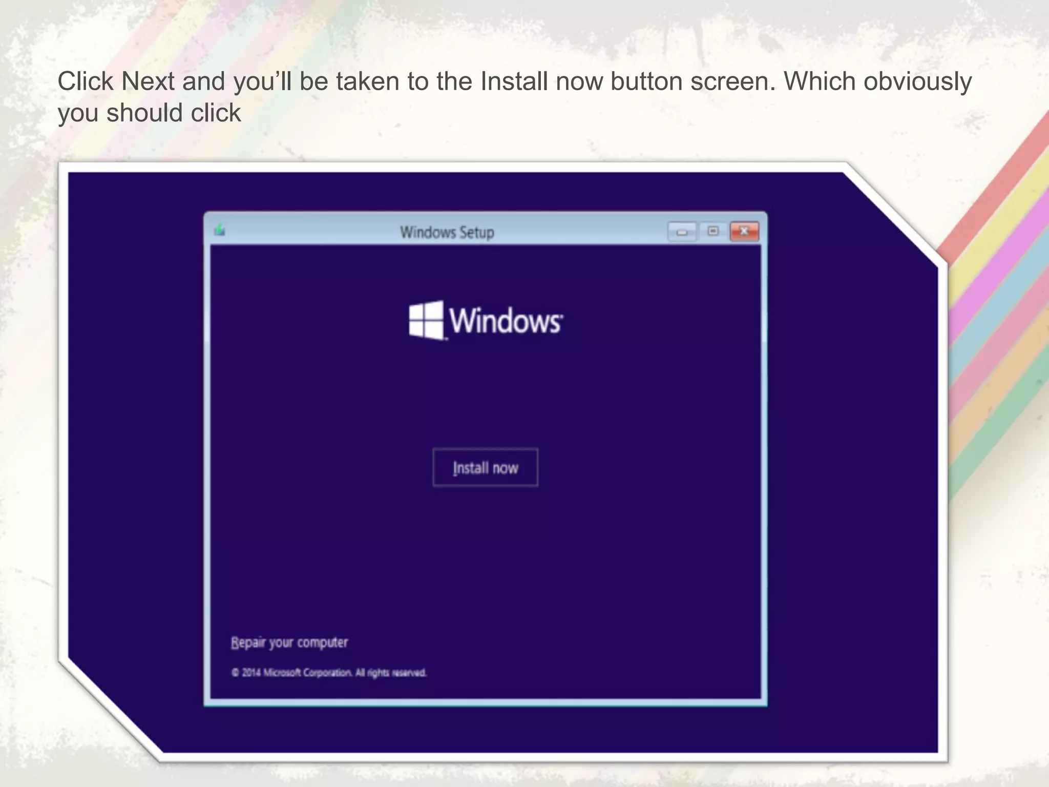 How to install windows 10 | PPT