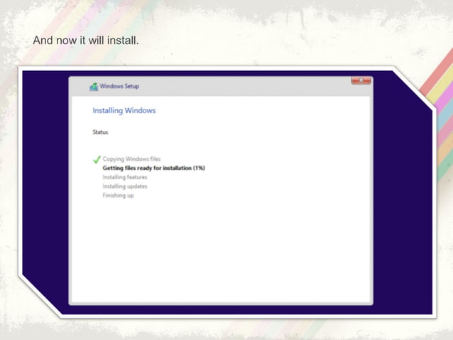 How to install windows 10 | PPT
