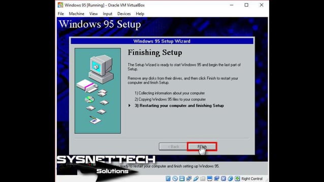 How to Install Windows 95 on VirtualBox 5 | PPTX