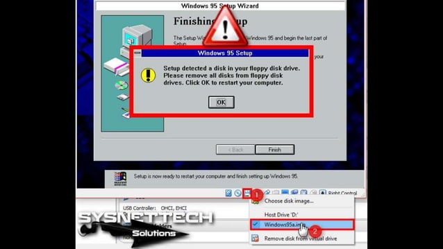 How to Install Windows 95 on VirtualBox 5 | PPTX
