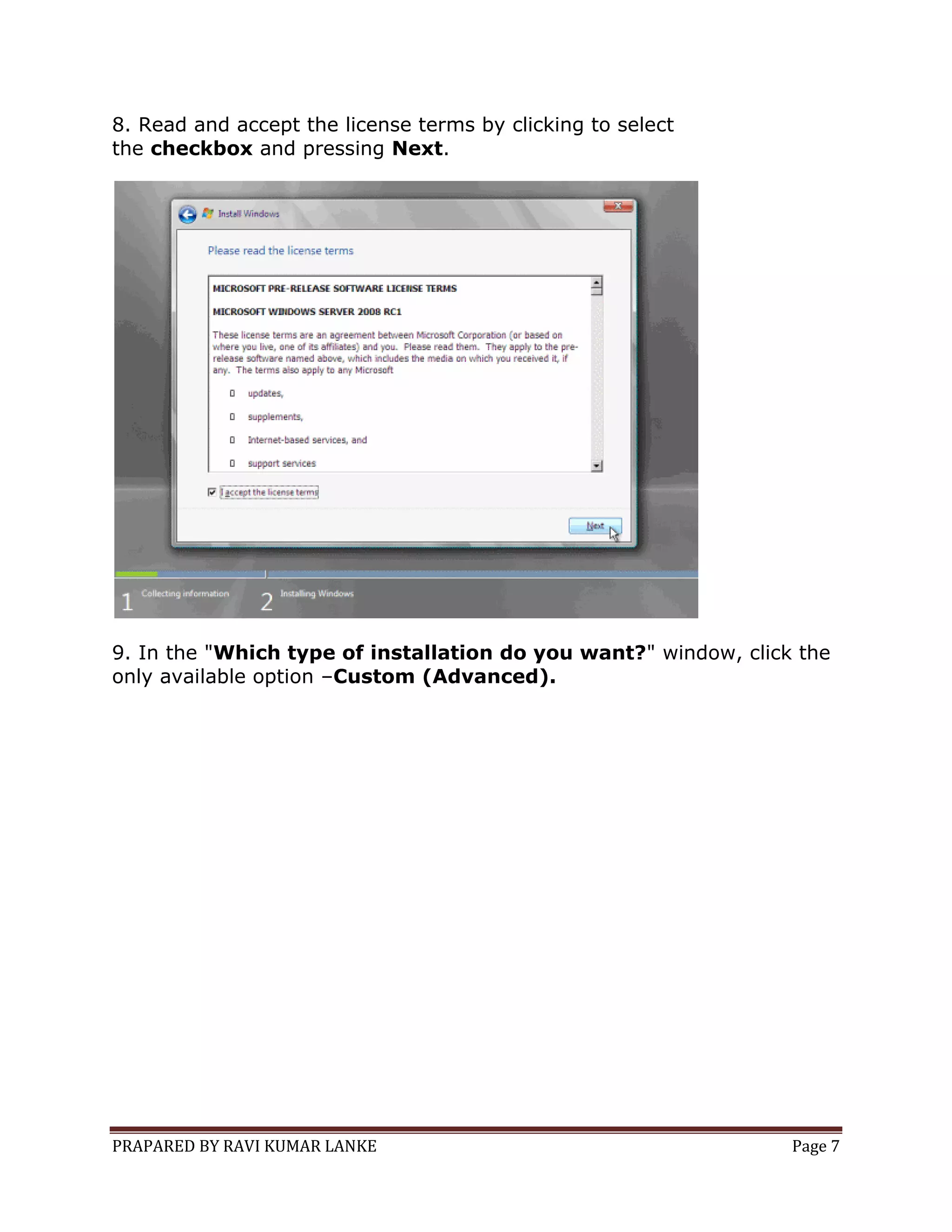 How to install windows server 2008 | PDF | Operating Systems | Computer ...