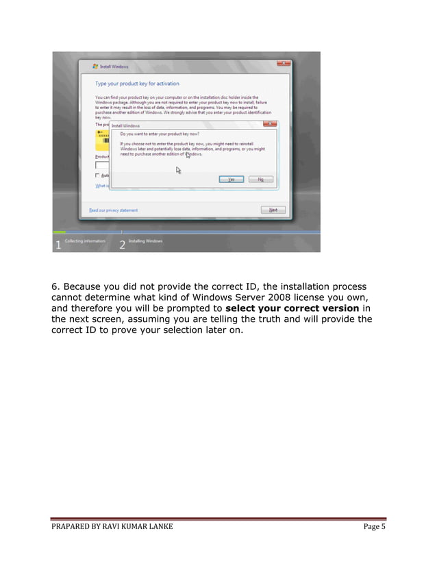 How to install windows server 2008 | PDF | Operating Systems | Computer ...