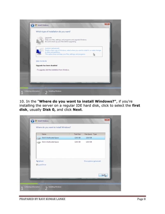 How to install windows server 2008 | PDF | Operating Systems | Computer ...