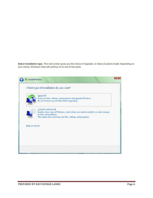 How to install windows vista | PDF | Free Download