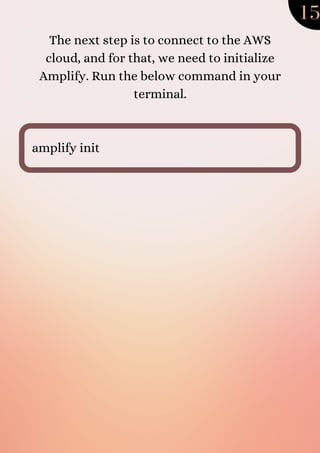 How to integrate authentication using aws amplify in flutter complete guide | PDF