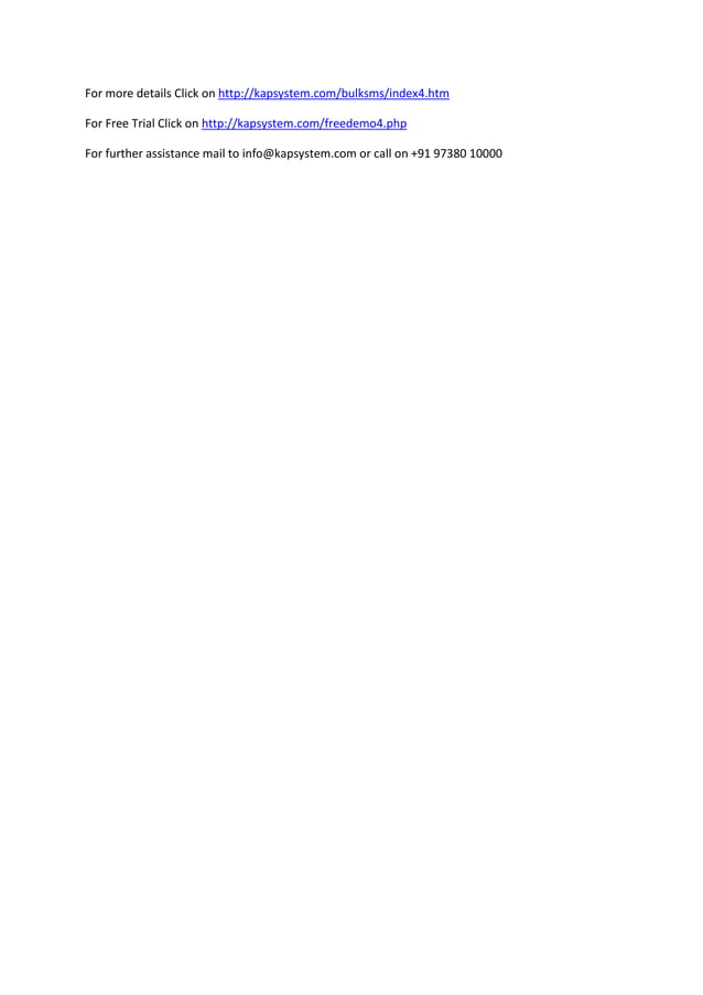 How to integrate bulk sms api in ASP.NET