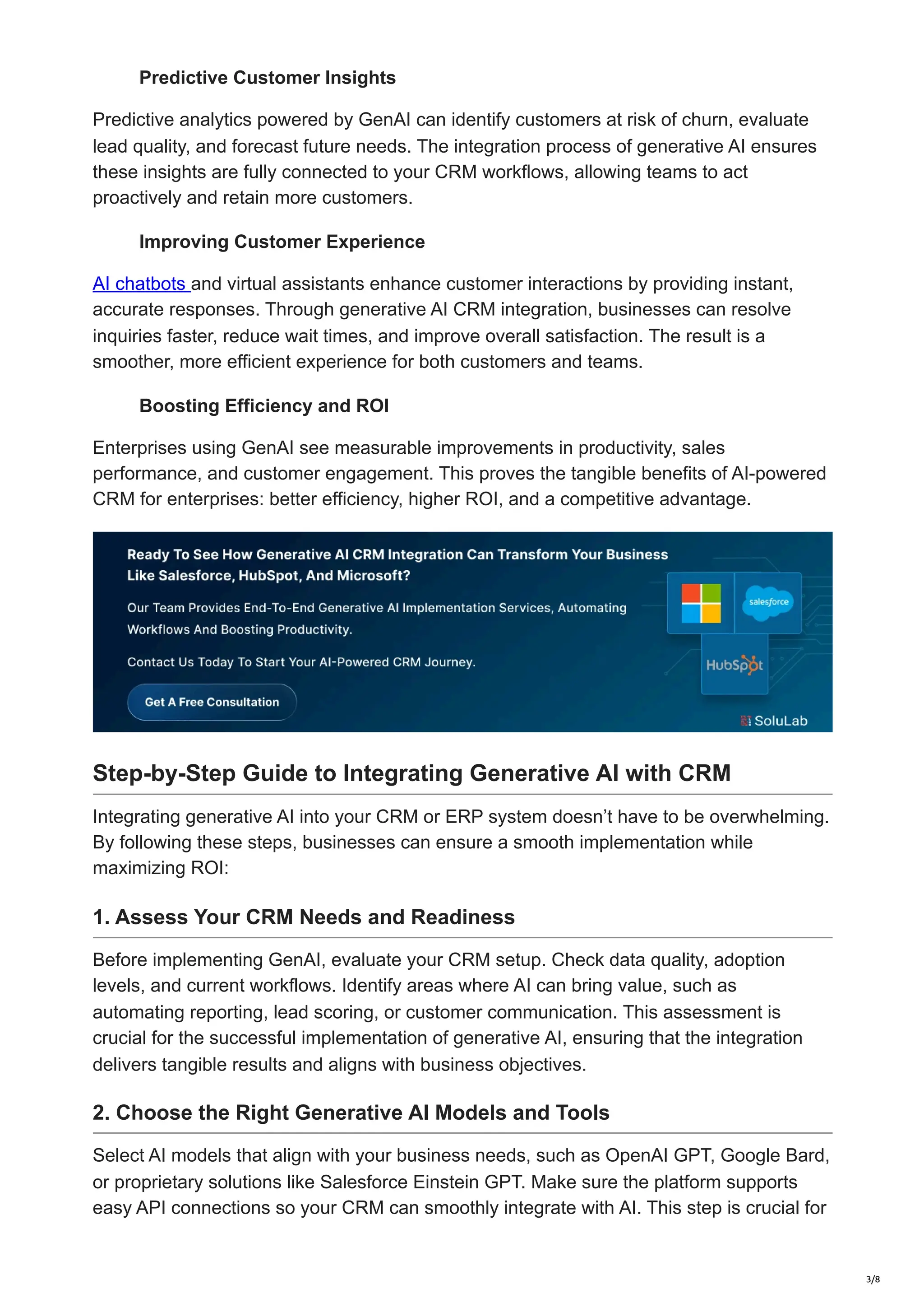 How to Integrate Generative AI With Your CRM ERP.pdf