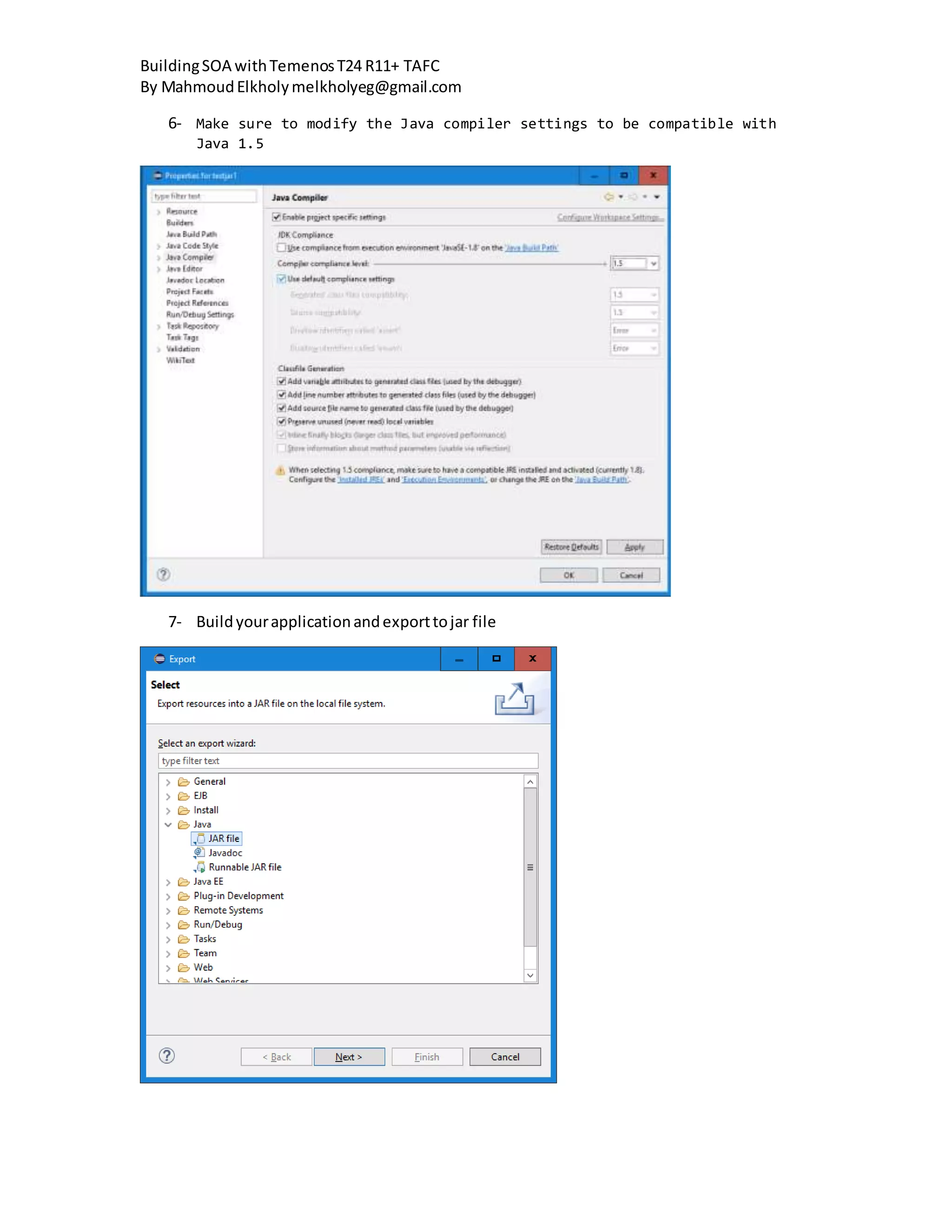 How to integrate java application with temenos t24 | DOCX