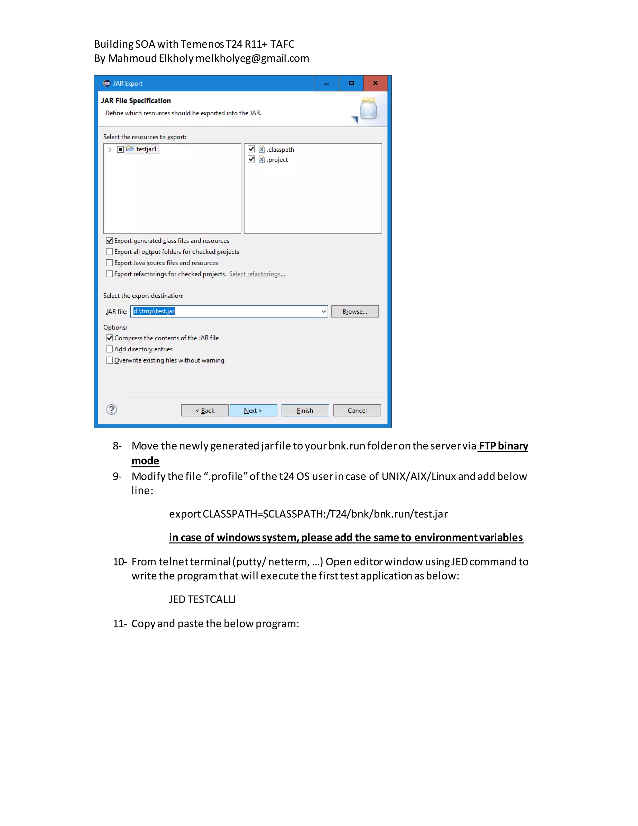 How to integrate java application with temenos t24 | DOCX