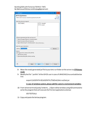 How to integrate java application with temenos t24 | DOCX