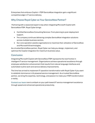 How to Integrate Microsoft Copilot with ServiceNow ITSM.pdf
