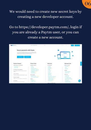 How to integrate paytm payment gateway using react js in seven easy steps | PDF