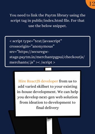 How to integrate paytm payment gateway using react js in seven easy ...