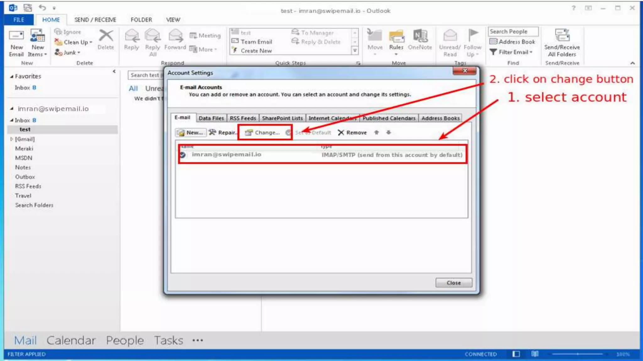 How to integrate SwipeMail with Outlook 2013 | PPT