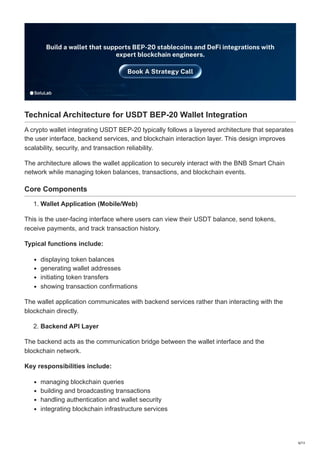 How to Integrate USDT BEP-20 into a Crypto Wallet App.pdf