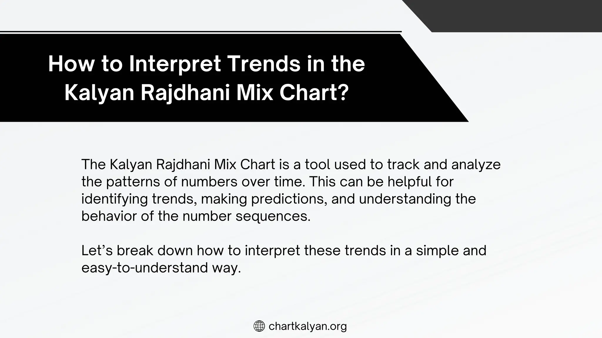 How To Interpret Trends In The Kalyan Rajdhani Mix Chartpdf