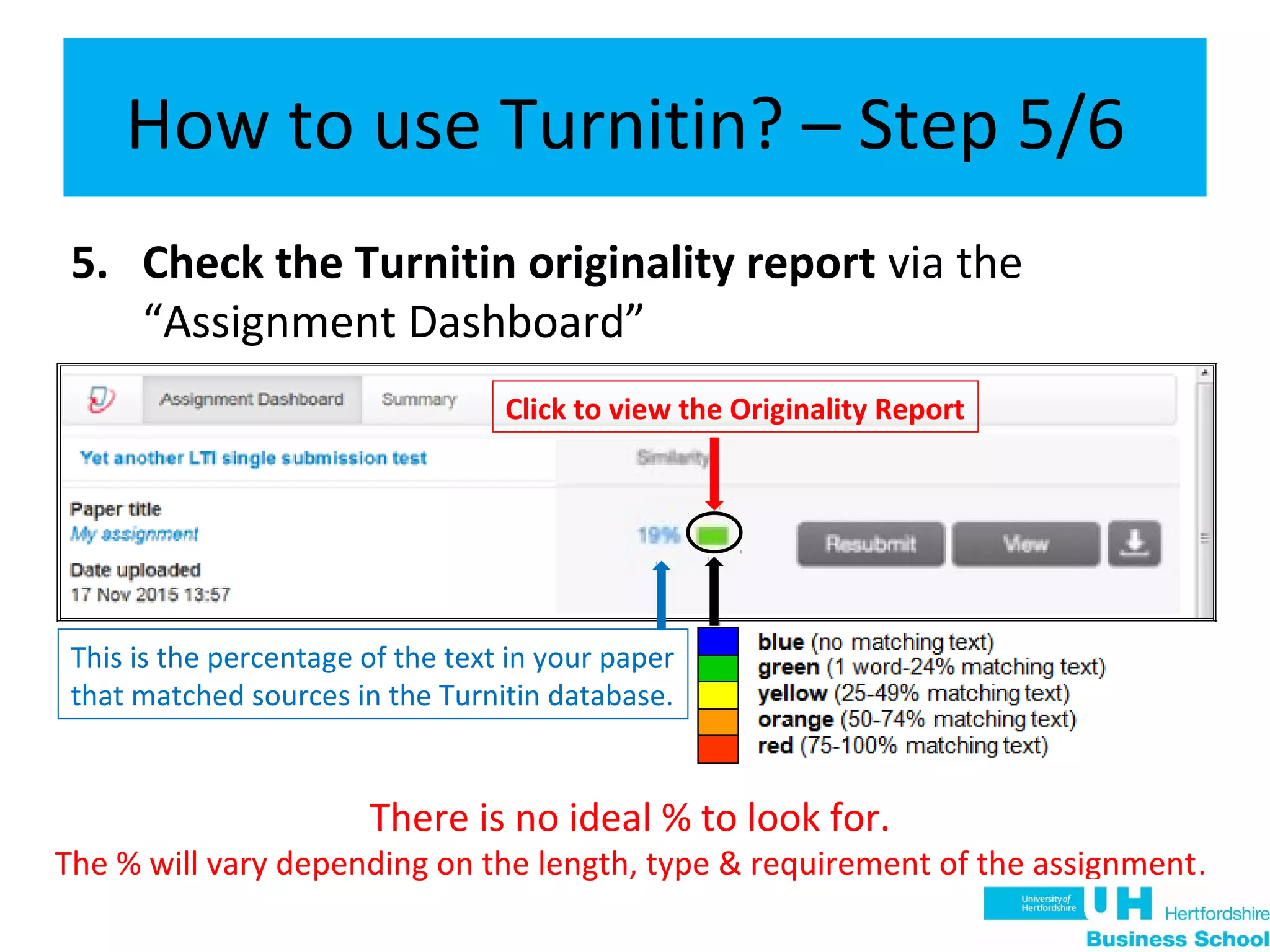 How to interpret turnitin reports | PPT
