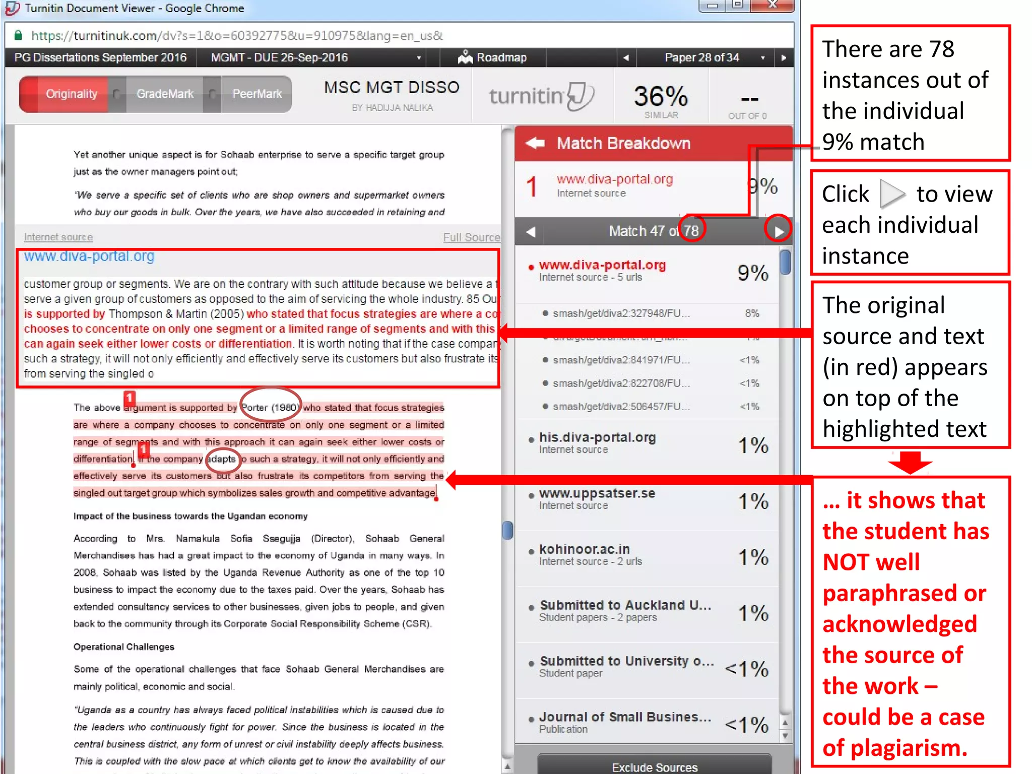 How to interpret turnitin reports | PPT