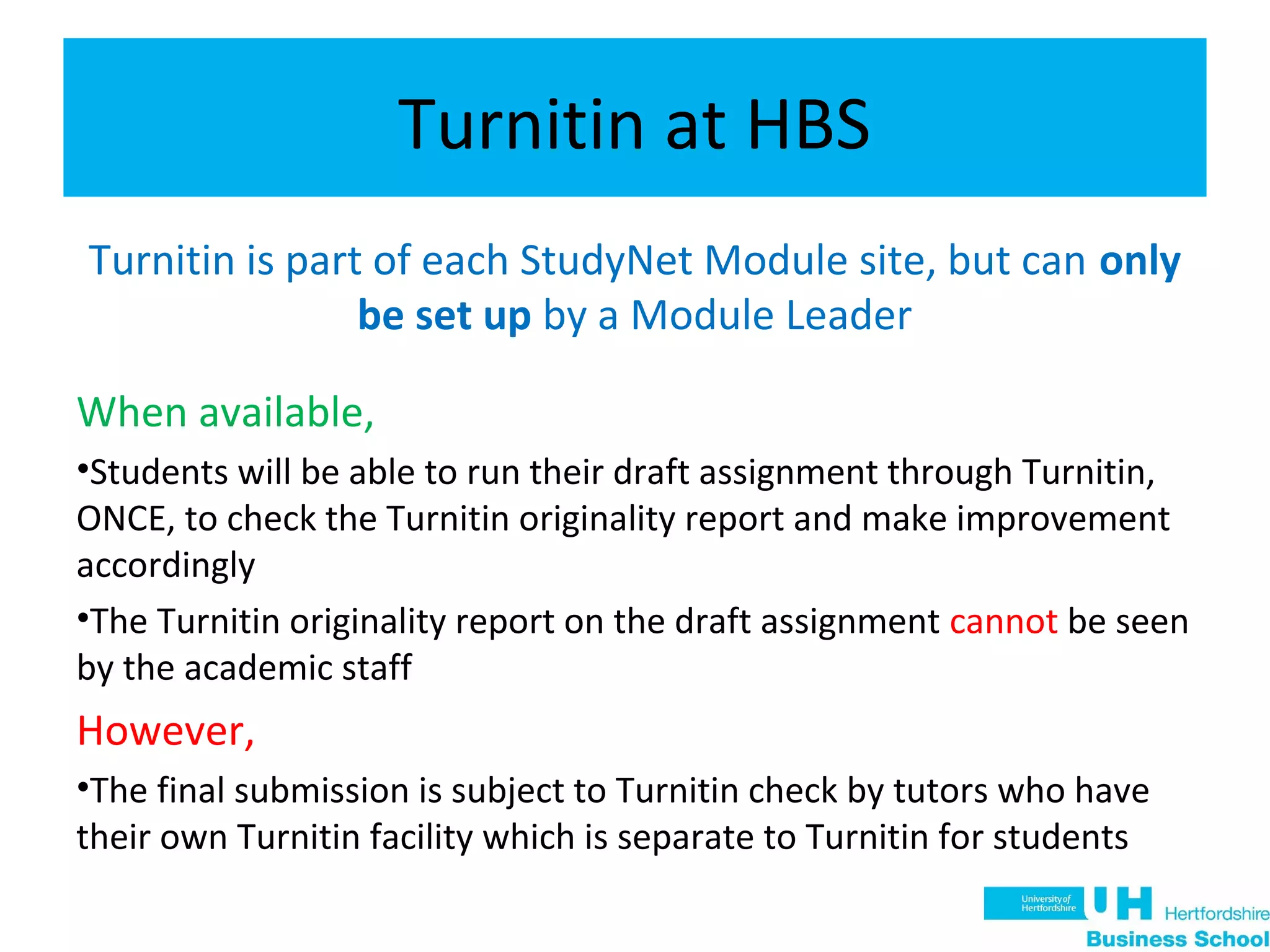 How to interpret turnitin reports | PPT