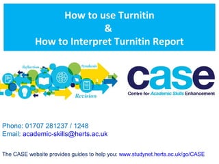 How to interpret turnitin reports | PPT