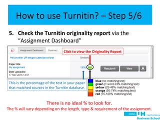 How to interpret turnitin reports | PPT