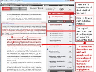 How to interpret turnitin reports | PPT
