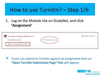 How to interpret turnitin reports | PPT