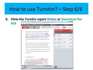 How to interpret turnitin reports | PPT | Free Download