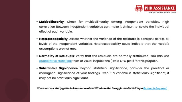 How to Interpret your regression output in management PhD research .pdf