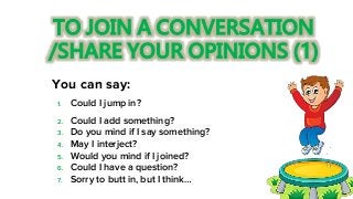 How to Interrupt Someone Politely in English | PPTX