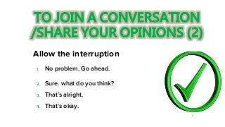 How to Interrupt Someone Politely in English | PPT