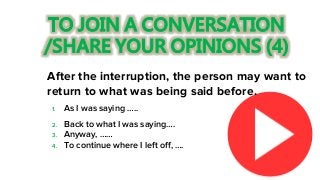 How to Interrupt Someone Politely in English | PPT