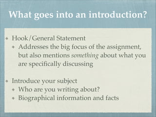 How to Write an Effective Intro Paragraph | PPT
