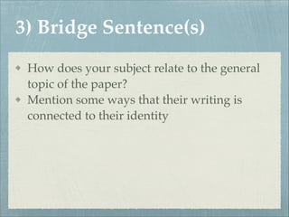 How to Write an Effective Intro Paragraph | PPT