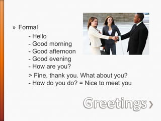 How to introduce people in english | PPTX