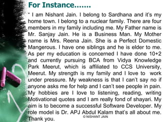 How to introduce yourself | PPTX