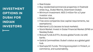 How to Invest in Dubai from India - 2025 | PPT