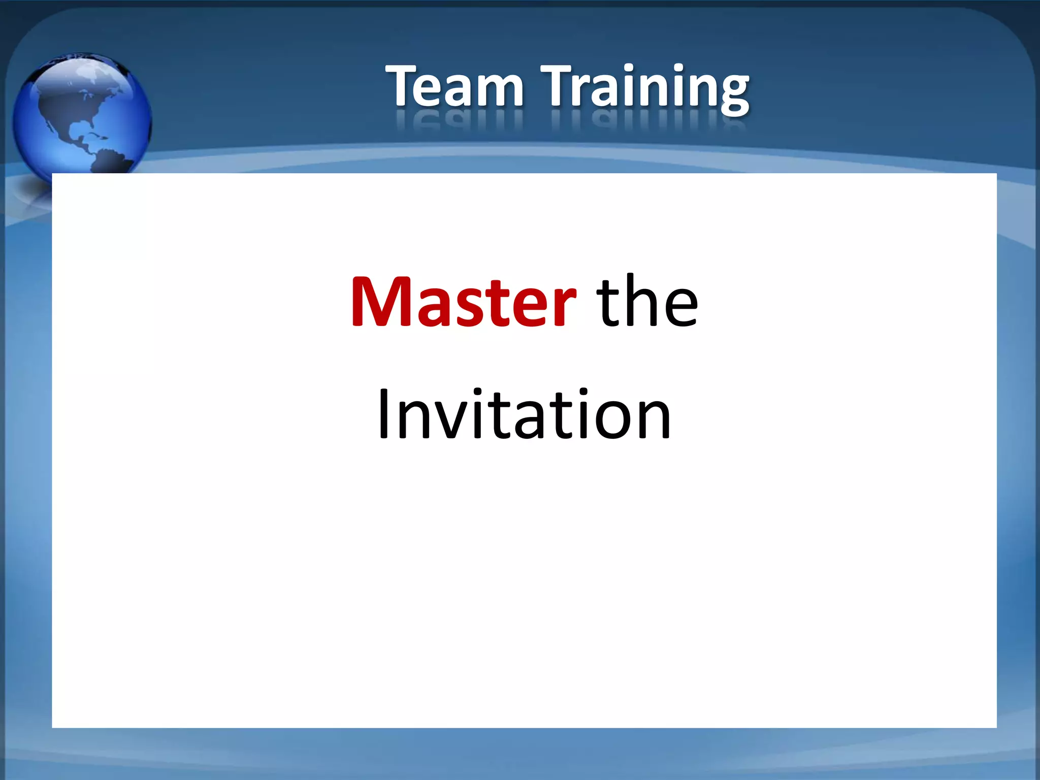 How to invite | PPT